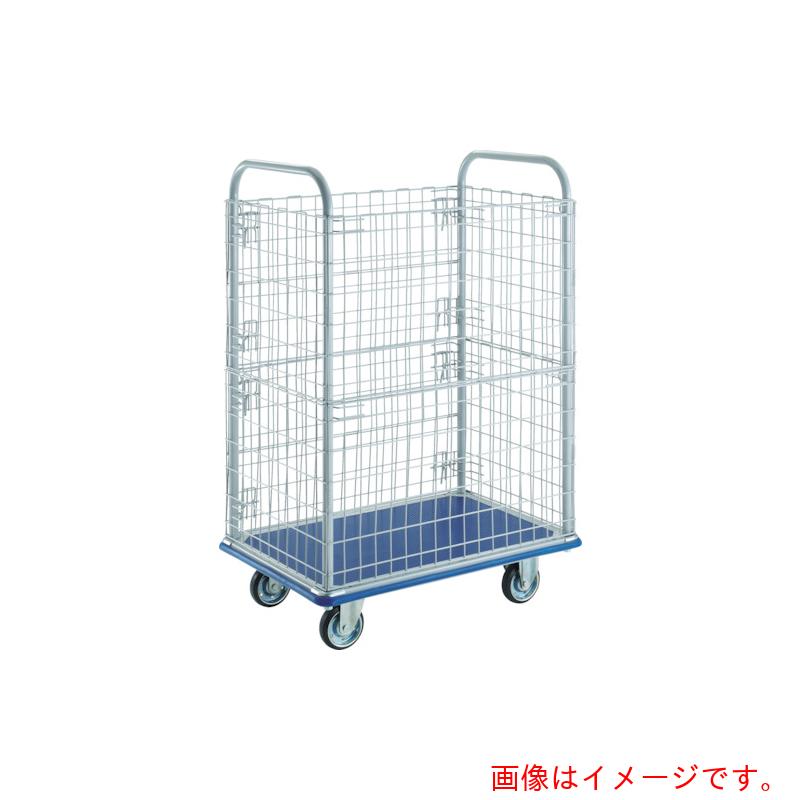 特長 ●ゴミ出しやリネンカートに向いてます。 ●棒状の積載物を立てたまま一括搬送できます。 仕様 ●均等荷重(kg)：500 ●長さ(mm)：1225 ●幅(mm)：775 ●高さ(mm)：295 ●ハンドル高さ(mm)：1520 ●キャス...