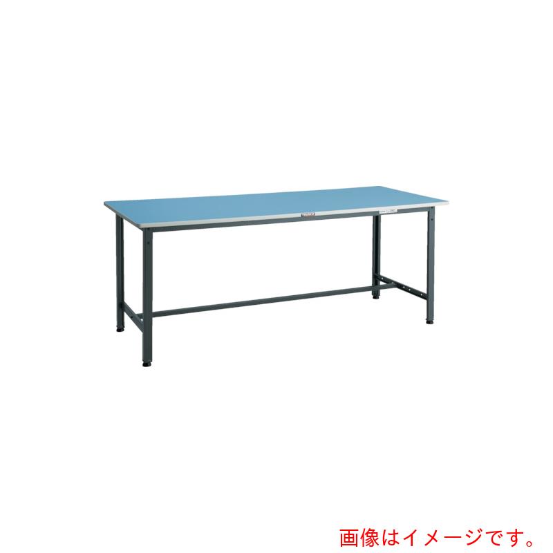特長 ●青色の天板には鎮静作用と視認性が高まる効果があります。 ●リノリューム張天板を使用し、目に優しく、長期間の作業でも負担が軽減できます。商品の仕分けや検品に最適です。表面は滑らかで、ソフトな光沢があり清潔感を保持し、耐水性・防汚性にも...