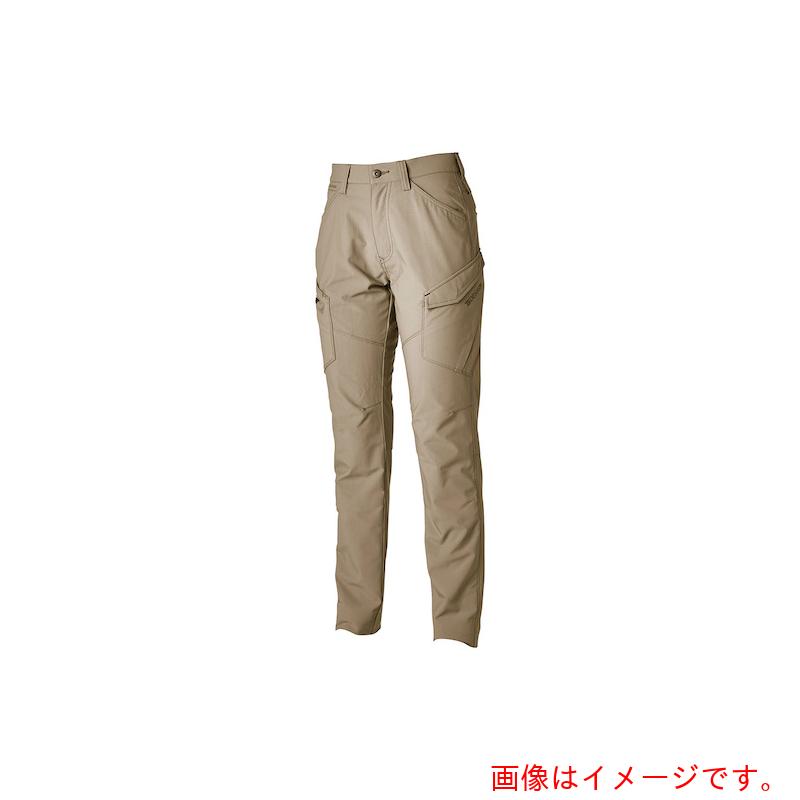 特長 ●高密度の裏面素材を使用した年間着られるワークウェア 仕様 ●色：ベージュ ●サイズ：L ●ウエスト(cm)：68 材質 ●ポリエステル85％ ●綿15％ 質量・質量単位 ●360.0g 【メーカー名】（株）TS　DESIGN 【メー...