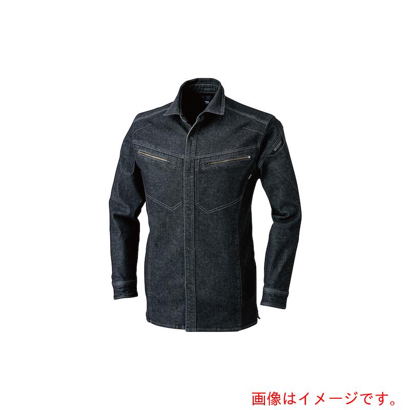 特長 ●ストレッチと強度を持ったデニムワークウェア 仕様 ●色：ブラック ●サイズ：6L 材質 ●綿98％ ●ポリウレタン2％ 質量・質量単位 ●635.0g 【メーカー名】（株）TS　DESIGN 【メーカー品番】5115 6L 95