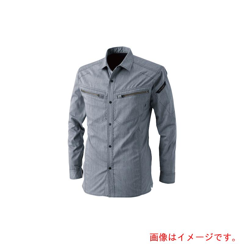 特長 ●着心地と機能性を充実させたワークウェア 仕様 ●色：ネイビー ●サイズ：L 材質 ●ポリエステル50％ ●綿50％ 質量・質量単位 ●360.0g 【メーカー名】（株）TS　DESIGN 【メーカー品番】5305 L 45
