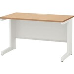 特長 ●コードホールを標準装備。経済性に優れたベーシックなシステムデスクです。 ●センター引出しの後付が可能です。 仕様 ●間口(mm)：1200 ●奥行(mm)：800 ●高さ(mm)：700 ●色：オフホワイト ●天板色：ナチュラルファ...