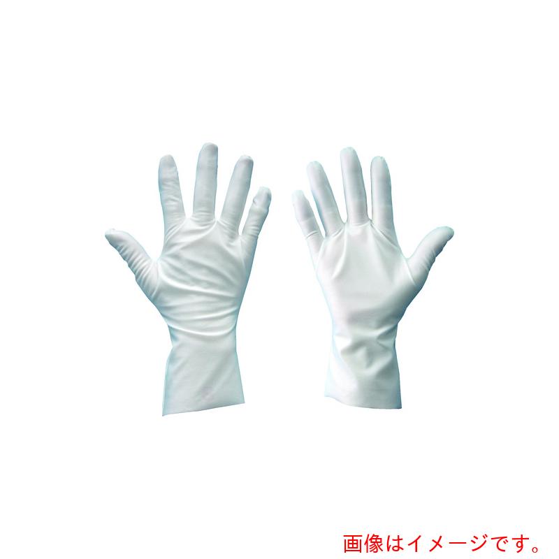 特長 ●低発塵、低イオン溶出のクリーンな手袋です。 ●全面に汗防止、滑り止め防止ポリウレタンをラミネートしています。 ●シリコン含有の非常に少ない商品です。 用途 ●半導体、薬品製造工程に。 仕様 ●色：白 ●サイズ：M ●全長(cm)：2...