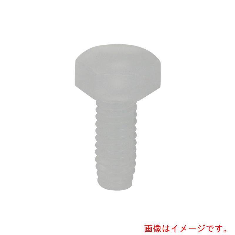 特長 ●六角形状の頭部があり、胴の全体にねじが切ってあります。 ●機械的は強度に優れた樹脂になります。 用途 ●機械類の位置調整、締結用。 仕様 ●寸法(mm)d：M6 ●寸法(mm)L：15 ●ねじピッチ(mm)：1.0 ●六角部高さ(m...