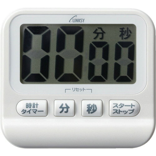 特長 ●離れても安心の大音量です。 ●濡れた手でも使える防滴構造です。 用途 ●製造・作業工程の時間管理などに。 仕様 ●最大計時：99分59秒 ●最小計時(秒)：1 ●最小計時(分)：1 ●幅(mm)：90 ●奥行(mm)：17 ●高さ(...