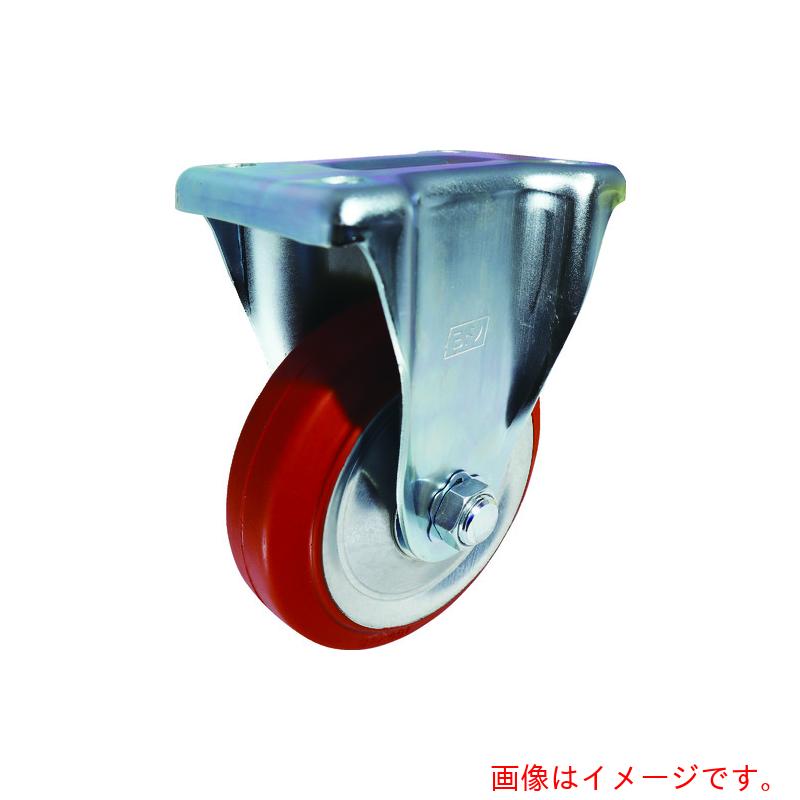 特長 ●一般的なプレス製キャスターです。 ●赤ゴム車輪を使用しているため、床に車輪跡を残しません。 ●ポリブタジェンゴム車輪仕様ですので、高弾性で軽く運搬できます。 用途 ●一般用運搬台車 ●床面を汚さない所での運搬台車 仕様 ●許容荷重(...