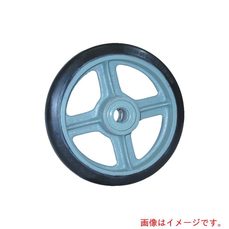 特長 ●ゴム車輪で一般的に各方面に多く使用されている汎用品です。 用途 ●運搬台車、機械の足回りなどに。 仕様 ●許容荷重(daN)：382.2 ●許容荷重(kgf)：390 ●車輪径D(mm)：360 ●車輪幅(mm)：51 ●ボス幅B(...