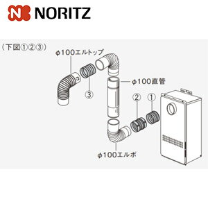 【注意】 ※たまったドレン水は自然蒸発します。 ※排気トップの先端から、水滴が滴下するのを予防します。 (使用条件によっては滴下する場合もあります) ※ドライエリアからの立ち上げ時は必要です。 【ガス給湯器対応機種】 ・GQ-C2434WS...