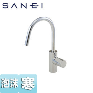 【規格・特徴】 ・吐水口:205mm ・取付穴径:35〜39mm ・厚み:5〜30mm ・吐水方法：泡沫 ・寒冷地 【商品説明】 円柱をモチーフにしたシンプル、ミニマムデザインの水栓です。 シングルレバー式 シングルワンホール混合栓 カラム...