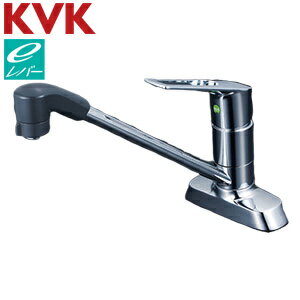 【規格・特徴】 ・シングルレバー式混合栓 ・シャワー付 ・NSFシャワー ・eレバー ・取付穴ピッチ102mm ・首振りシャワー ・逆止弁 ・一般地 2020年　4月KVKKM5081TFEC