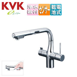 【規格・特徴】 ・浄水器付 ・eレバー水栓(レバー中央水吐水) ・乾電池(単3×4本) ・NSFシャワー ・省施工仕様 ・逆止弁付き ・シャワー引出し式 ・吐水口回転規制110度 ・取り付け穴径:φ35〜φ39 ・水受けトレー付き 【商品説...