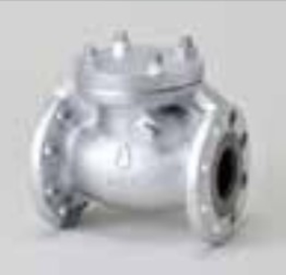 マレブルバルブ　16Kタイプ　逆止め弁(スイング式)　フランジ形　弁箱:FCD-S　ふた:SS400　弁体:SUS403　弁座輪:SUS403　ヒンジピン:SUS403　ガスケット:H1215　プラグ:S25C※画像はイメージ画像となります...