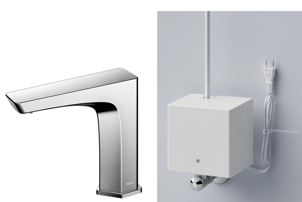 TLE20SS1A　GEシリーズ　台付自動水栓(単水栓、AC100V)　(ワンプッシュなし・ソフト・スパウト118mm)※画像はイメージ画像となります。ご注文の際は必ずメーカーHP等で、型番、色、寸法、製品の仕様・規格等お確かめの上ご注文く...