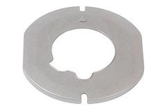 ビルトインコンロまたはテーブルコンロの小バーナー用のカバーリング。 バーナーリングカバー　S/MS【HM】 カバーリング位置 【仕様】 ●サイズ：外径104.5mm（長手部）／96.5mm（短手部）　内径50mm ●材質：アルミ ●色：シル...