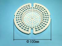 直径100mm 樹脂製 中心に棒型のつまみがあります。品番間違いにご注意ください