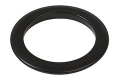 ビルトインコンロまたはテーブルコンロの小バーナー用のカバーリング。 【仕様】 ●サイズ：外径93.5mm／内径67.7mm ●材質：ホーロー用鋼板 ●色：黒 【ハーマン品コード】DW2H12015105