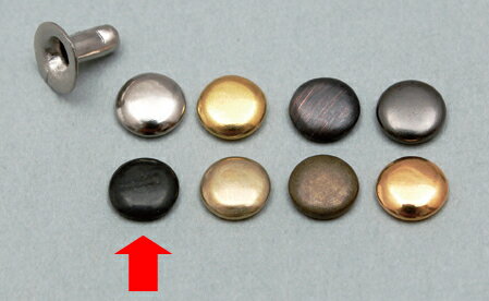 クラフト社 片面カシメ　極小 カラー：ダール サイズ：4mm×5mm(外径×足) 内容量：10コ クリックポスト(メール便)選択可。 クリックポスト(メール便)は、代金引換不可です。 また、不達・紛失等、郵便事故の際の内容品補償はございませ...