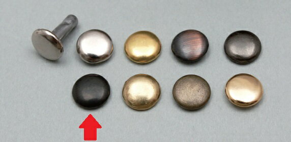 クラフト社 両面カシメ　小 カラー：ダール サイズ：6mm×7mm(外径×足) 内容量：10コ クリックポスト(メール便)選択可。 クリックポスト(メール便)は、代金引換不可です。 また、不達・紛失等、郵便事故の際の内容品補償はございません...