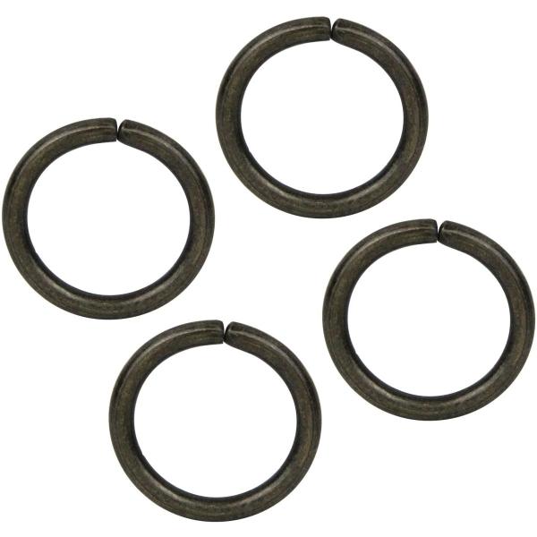 協進エル 丸カン 4コ入り サイズ：25/4mm(内径/太さ) カラー：アンティック クリックポスト(メール便)選択可。 クリックポスト(メール便)は、代金引換不可です。 また、不達・紛失等、郵便事故の際の内容品補償はございませんので、ご了...