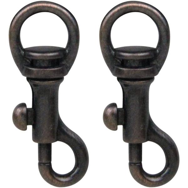 協進エル ナスカン 2コ入り サイズ：8×35×14×21mm(内径×全長×ナスカン巾×ナスカン長さ) カラー：ブロンズ クリックポスト(メール便)選択可。 クリックポスト(メール便)は、代金引換不可です。 また、不達・紛失等、郵便事故の際...