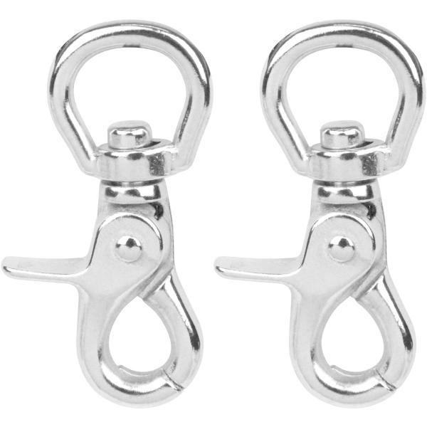 協進エル ナスカン 2コ入り サイズ：18×61.5×32.5×37mm(内径×全長×ナスカン巾×ナスカン長さ) カラー：ニッケル クリックポスト(メール便)選択可。 クリックポスト(メール便)は、代金引換不可です。 また、不達・紛失等、郵...