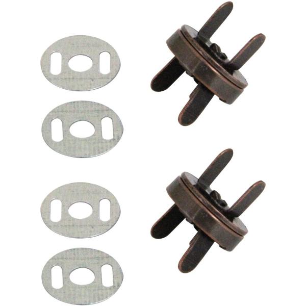 協進エル　マグネット サイズ：凹直径14mm カラー：ブロンズ 入数：2コ入 クリックポスト(メール便)選択可。 クリックポスト(メール便)は、代金引換不可です。 また、不達・紛失等、郵便事故の際の内容品補償はございませんので、ご了承願います。