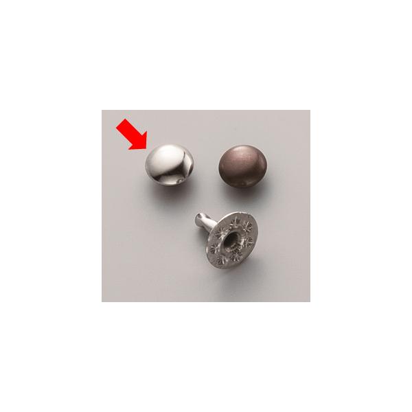 玉飾りカシメ 小 カラー：ニッケル サイズ：直径7mm 足の長さ7mm 内容量：20コ 打ち棒は玉飾りカシメ打ち小、ハトメ抜きは8号を使用します。 クリックポスト(メール便)選択可。 クリックポスト(メール便)は、代金引換不可です。 また、...