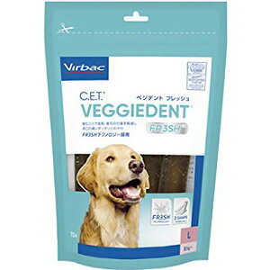 　 ※パッケージデザイン等は予告なく変更されることがあります。予め御了承下さい。 　 特徴 Virbac　C.E.T.　ベジデントフレッシュ　デンタルガムシリーズ フレッシュテクノロジー採用の犬用デンタルガムです。噛むことで歯垢・歯石の付着...