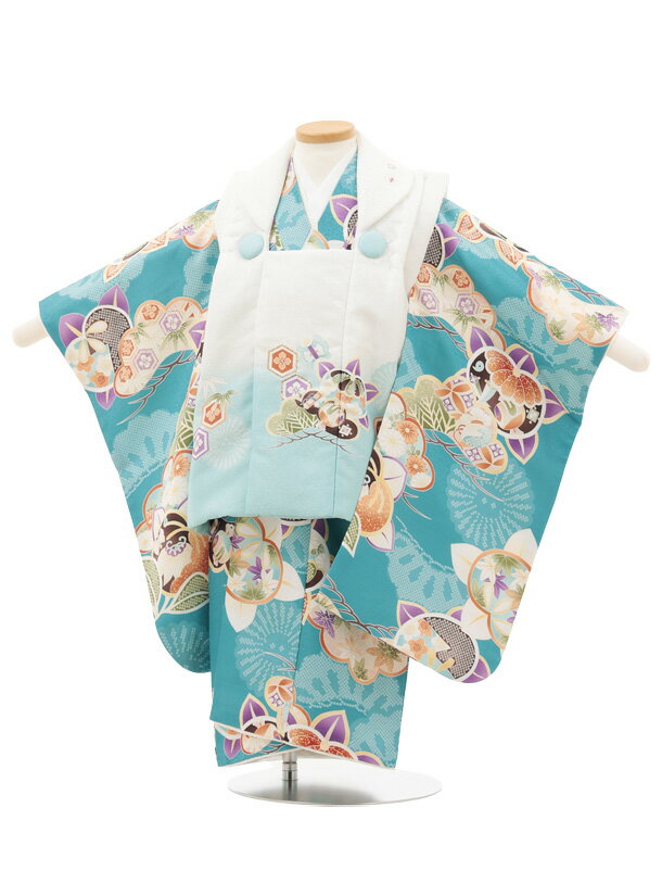 ■七五三レンタル一覧はこちらからどうぞ※商品の色については画面を表示するモニターによって実際と多少異なる場合がございます。ご了承下さいませ。 商品詳細 ［七五三レンタル］ ■素材:化繊 ■身丈:76cm 肩裄:42cm 袖丈:60cm※標準...