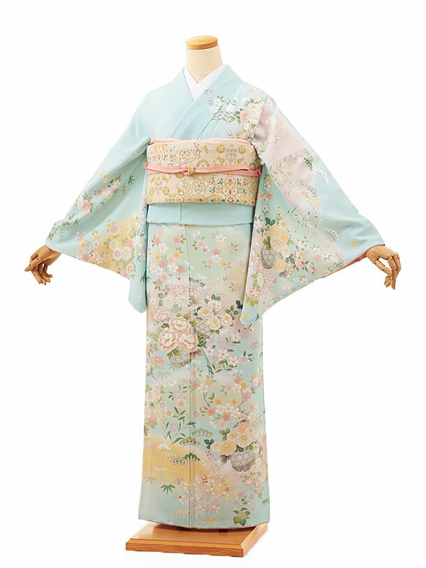 ■フルセット付下げ・訪問着レンタル一覧はこちらからどうぞ。訪問着tt1090 水色花かご(化繊)トールサイズ ※商品の色については画面を表示するモニターによって実際と多少異なる場合がございます。ご了承下さいませ。 商品詳細 【付下げ・訪問着...
