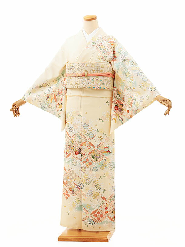 ■フルセット付下げ・訪問着レンタル一覧はこちらからどうぞ。訪問着t1283 JAPAN STYLE クリーム色七宝桜(化繊) ※商品の色については画面を表示するモニターによって実際と多少異なる場合がございます。ご了承下さいませ。 商品詳細 ...