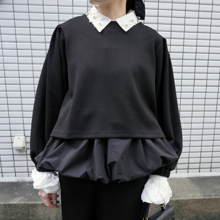 セットアップのスカートはこちら ITEM INFORMATION サイズ詳細・平置き実寸 着丈：63cm 身幅：62cm 肩幅：57cm 袖丈：54cm 素材 本体：レーヨン55％・ポリエステル40％・ポリウレタン5％ 別布：ポリエステル9...