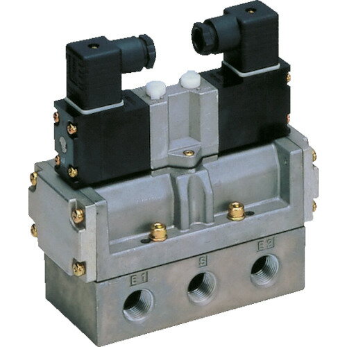 サブプレートタイプです。有効断面積(［［MM2］］)：25接続口径：Rc1/4電源(V)：AC200使用流体：空気音速コンダクタンス(C[dm［［の3乗］］/(S・bar)])：5.0流体温度：5〜60℃(凍結なきこと)使用圧力：0.1〜1...