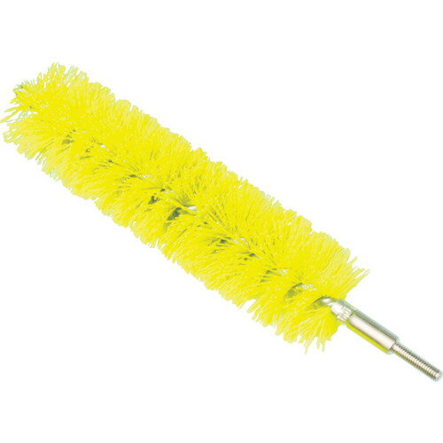 外径は、食品工業用ステンレス鋼缶の寸法（JIS　G3447）を参考にしていますブラシの材質は、PBTを使用しており、130℃の耐熱性・耐薬品性・耐摩耗性に優れています。パイプ内の洗浄に。色：黄全長×外径(mm)：155×32横(mm)：32...