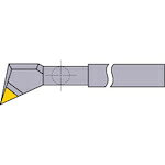 ろう付け工具穴ぐりバイト47形右勝手　