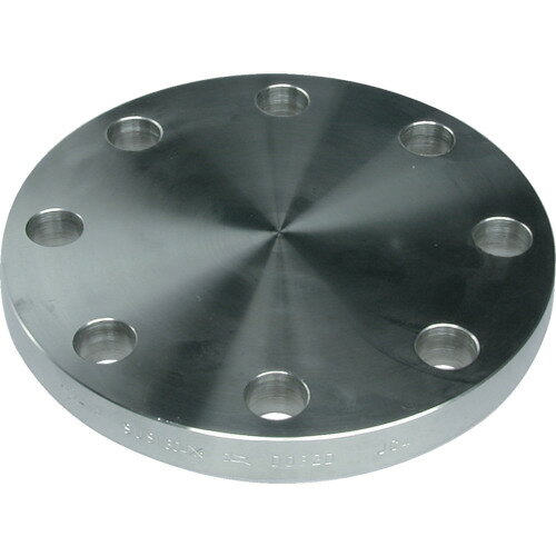 耐食性に優れたステンレス製のフランジです。配管内における流体を止める場合に。呼び径(A)：100呼び径(B)：4外径(mm)：210内径(mm)：-厚さ(mm)：18ボルト穴数：8ボルト穴径(mm)：19使用圧力(K)：10JIS B222...