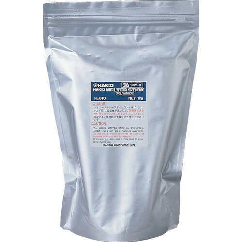 接着性のよいホットメルトタイプです。色：茶褐色径(mm)：11.5長さ(mm)：220軟化点(℃)：151適合ガン：804-1ガンタイプ1液性主成分:ポリアミド系　