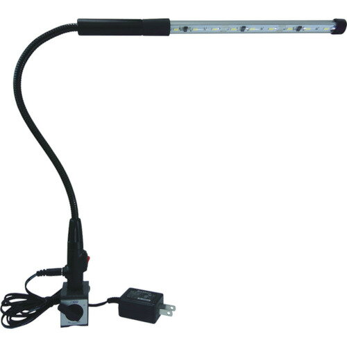 先端のLEDライトが交換できるセパレートタイプです。スタンドから外してACアダプターに直接接続もできます。作業照明、検査用照明。吸着力(N)：320明るさ(lm)：378マグネット幅×奥行×高さ(mm)：30X40X35消費電力(W)：2....