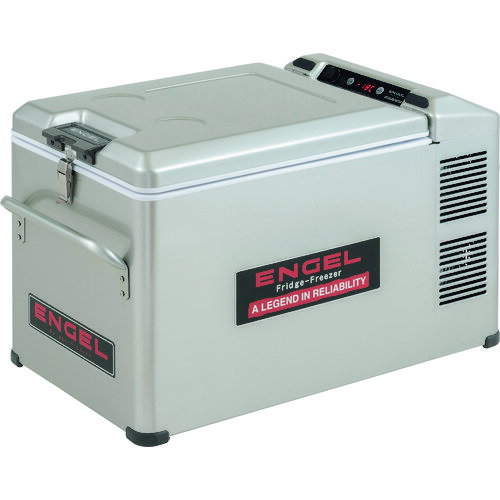 マイナス18℃まで冷える冷凍冷蔵庫です。DC12V・24V（標準装備）、AC100Vで使用可能です。付属品のハンドルで持ち運びできます。デジタル表示により、温度設定・温度管理ができます。幅(mm)：648奥行(mm)：364高さ(mm)：4...
