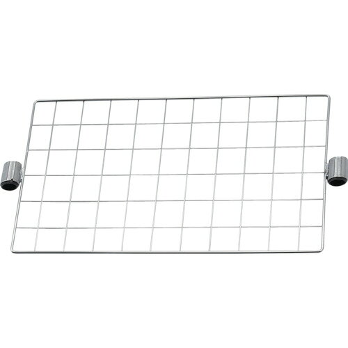 背面のこぼれ止め用。間口(mm)：610高さ(mm)：300適合：間口600用パネル間口(mm)：536実寸間口：610mm実寸高さ：300mmスチール表面処理:ニッケルクロム・クロムメッキ仕上げABS樹脂製スリーブ2組間口、高さ寸法は呼び...
