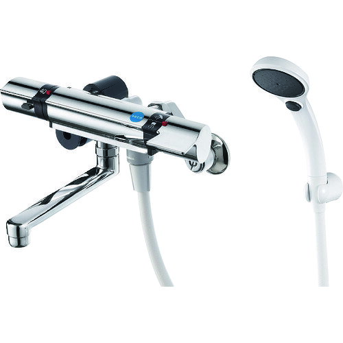 一時ストップ機能付きの節水ワイドシャワー搭載モデルです。触れても熱くならない耐熱ボディです。浴室用混合栓。呼び径(mm)：13(PJ1/2)奥行(mm)：170高さ(mm)：90タイプ：一般地用ホース長さ(m)：1.6取付ピッチ(mm):1...