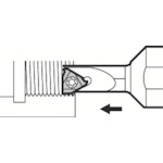 SIN型です。内径ねじ切り用ホルダ適合チップ：11IR/Lスクリュークランプ方式スクリュークランプ方式　