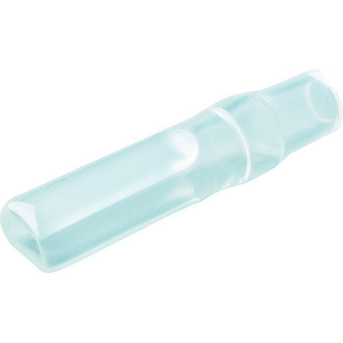 後付け可能で柔軟性が高く、装着後の電線と端子によくフィットします。防湿、腐食から守ります。透明で内部の接続状態が容易に確認できます。端子や電線の劣化防止に。既存品の付け替え用キャップとして。色：透明最高使用温度(℃)：-20〜60全長(mm...