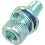 構造用合金（12．9）を使用し、焼入加工後三価クロメートを処理しているため、特に強度に優れ、頭飛びを無くしました。強度に優れ、頭飛びをなくしました。構造用合金（12.9）を使用し、焼入れ加工後三価クロメート処理をしています。長さ(mm)：1...