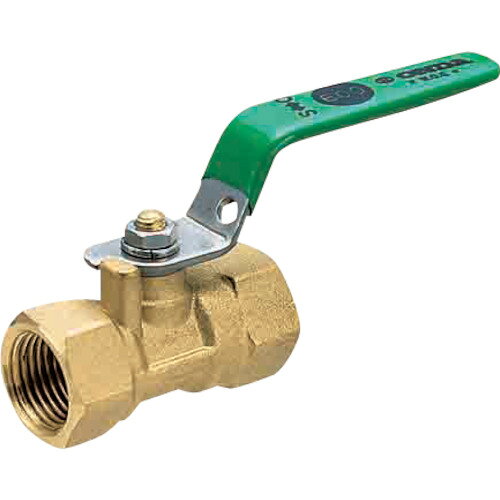 軽量かつ最高許容圧力4.2MPa（600psi）と耐圧性能に優れています。冷温水・不凍液・油・空気用。呼び径(A)：25呼び径(B)：1全長(mm)：71高さ(mm)：50.5ハンドル長D(mm)：101最高許容圧力(MPa)：4.2使用温...