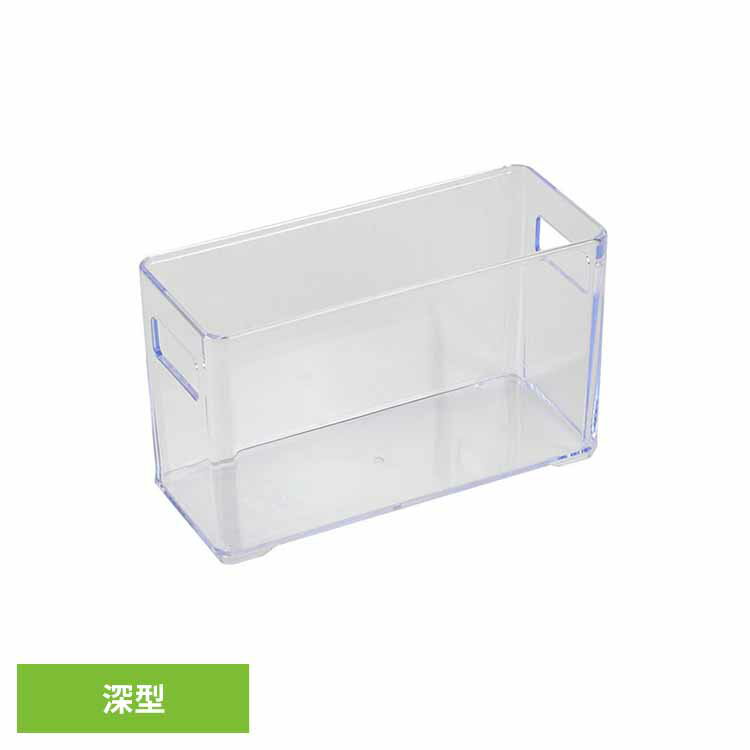 用途に合わせてサイズが選べて、冷蔵庫内をスッキリ収納できる！Style Storage冷蔵庫トレー。高さ15cmと深型形状なので長物食材や冷凍食品などの収納に適しています。水洗いで清潔な状態を維持することができます。●商品サイズ（cm）幅約...