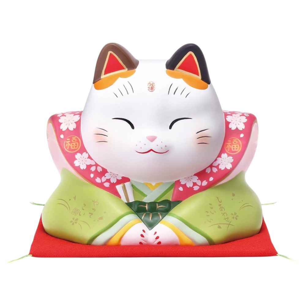 江戸の昔より、招き猫はお金や人を招いてくれる縁起物として親しまれてきました。ささやかな願いごとに応えてくれる招き猫いいことたくさんありますように・・・サイズ: 高さ 12cm※必ずお読みください※こちらは取り寄せ品のためご購入後に完売・納期...