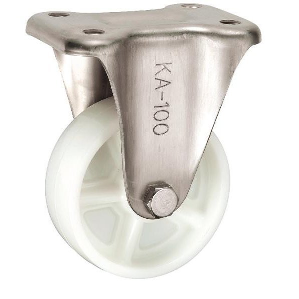 商品情報追記◎掲載されていないキャスターも品番をお問合せ頂ければ、お取り寄せ可能です。この商品は 岐阜産研工業 ウカイ キャスター サイズ100mm ナイロン PKA-100 ステンレス製キャスター ポイント KA型 ステンレス製固定金具 ...
