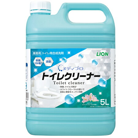 洗浄、除菌はもちろん、ウイルス除去や消臭までこれ1本でできるトイレ用合成洗剤。 ・『アルカリ成分』と『2つのカチオン成分』により、汚れだけでなく、菌とウイルスを除去します。 ・『臭気ベールテクノロジー』の力で、穏やかな香りが悪臭を包み込み、...
