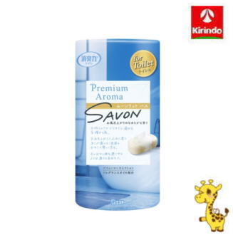 ココロほぐれる、SAVON心地。 ●グローバルに活躍するパフューマーが厳選したフレグランスオイルを配合。 ●清潔感ある上質なサボン調の香りがふんわり空間に広がります。 ●ナノパウダー※が悪臭をすばやく強力に吸着し、消臭。 ※ナノレベルの孔（...